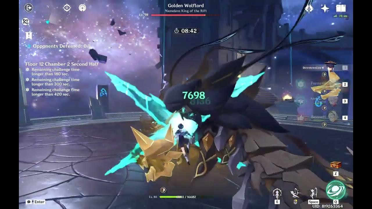 C2 Wanderer Mono Anemo | 3.3 Spiral Abyss 12-2-2 One-Phase Golden ...