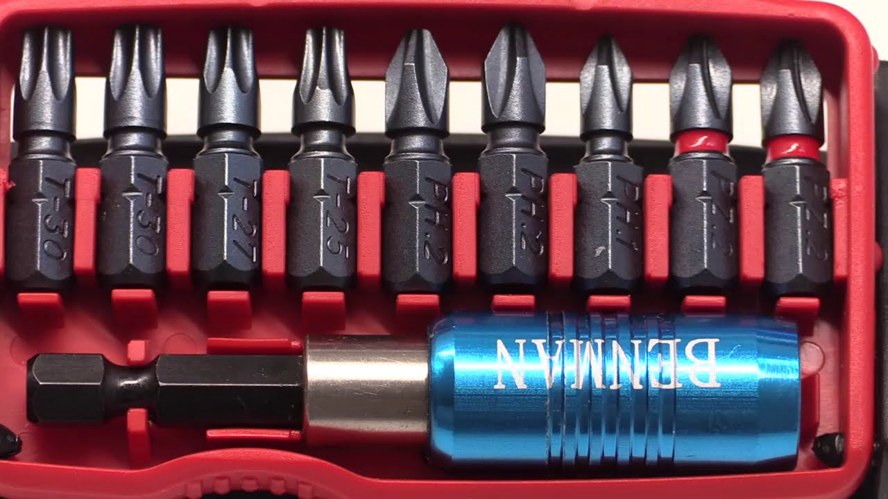 Benman bits set - YouTube