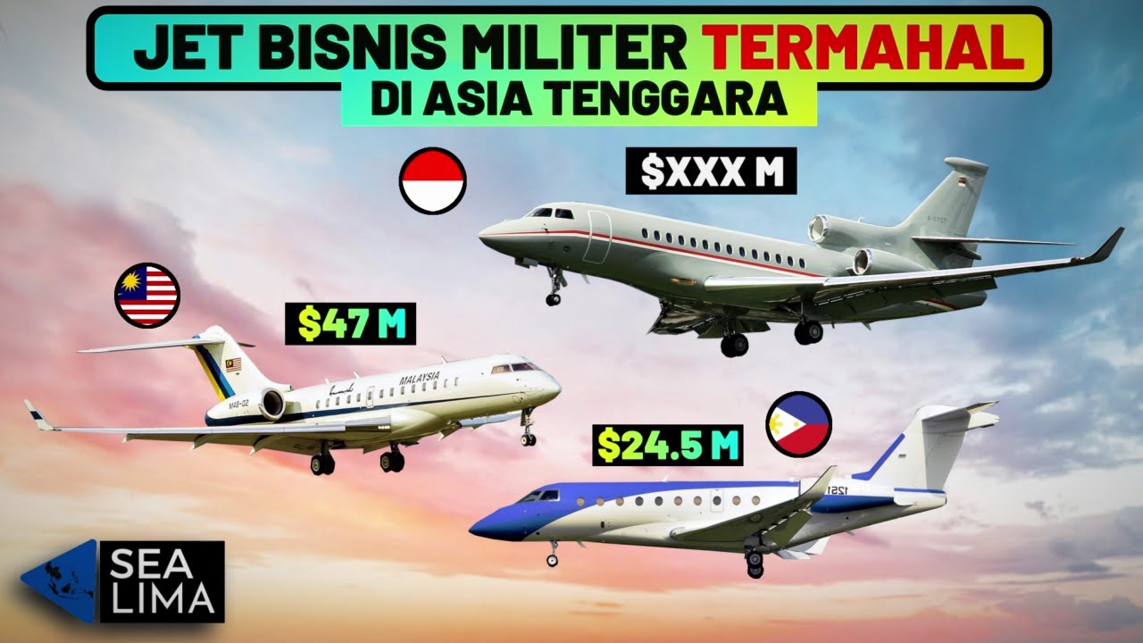 SULTAN BANGET! 5 Pesawat VIP Militer TERMAHAL di Asia Tenggara! # ...