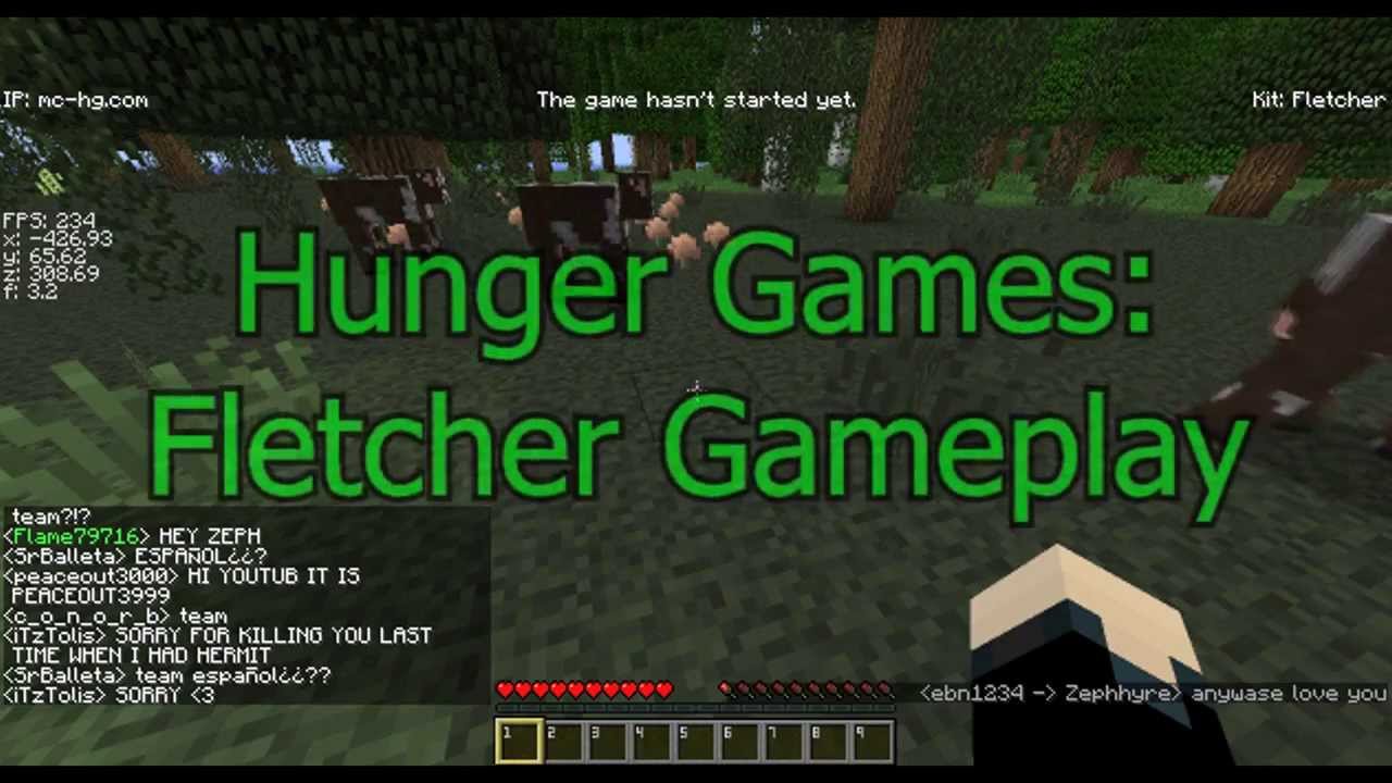 Hunger Games - Fletcher Gameplay - YouTube