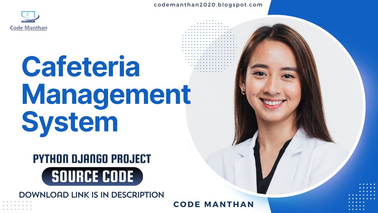 Cafeteria Management System | Python Django Project - YouTube