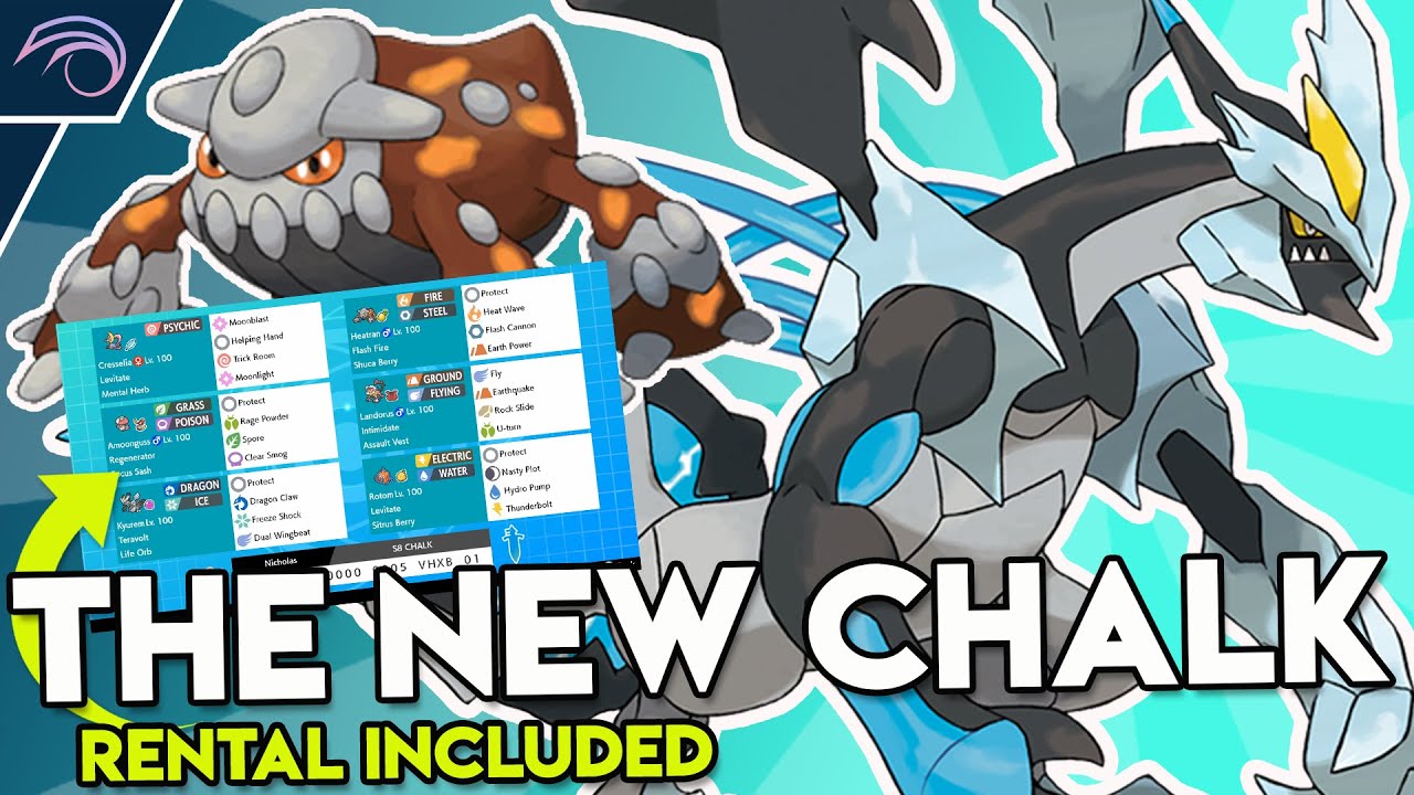 CHALK IN SERIES 8 KYUREM BLACK TEAM VGC 2021 Competitive Pokemon Sword ...