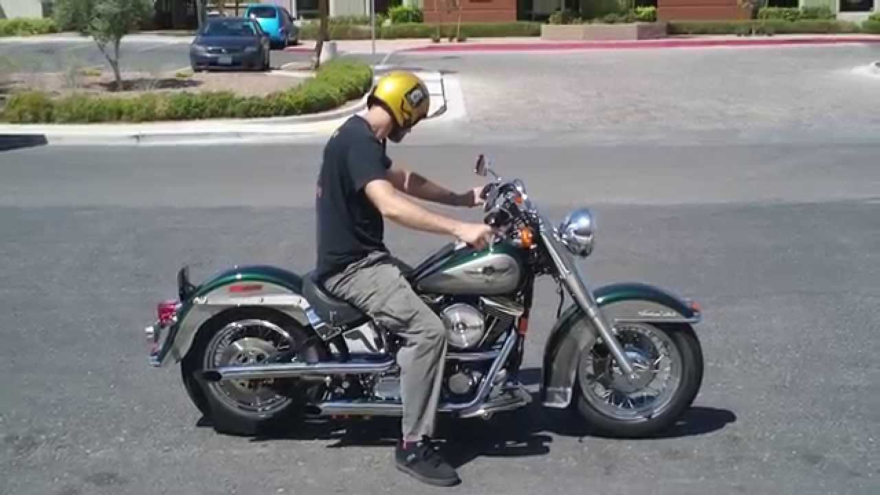 '96 FLSTN Green/Silver - YouTube