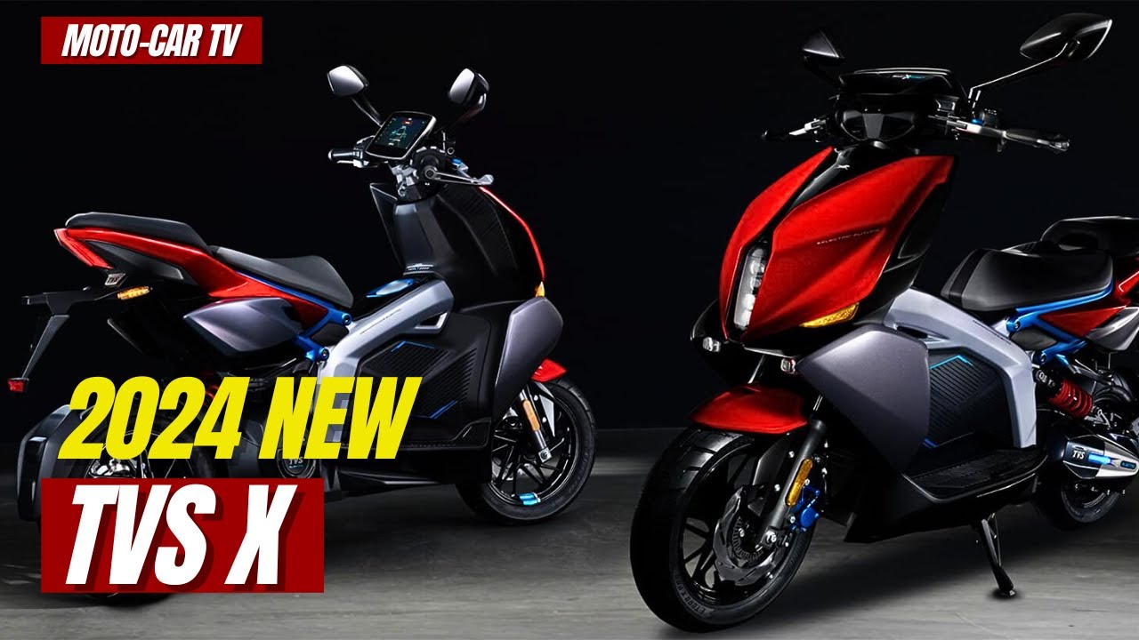 The New TVS X Smart Electric Scooter Launched | MOTO-CAR TV - YouTube