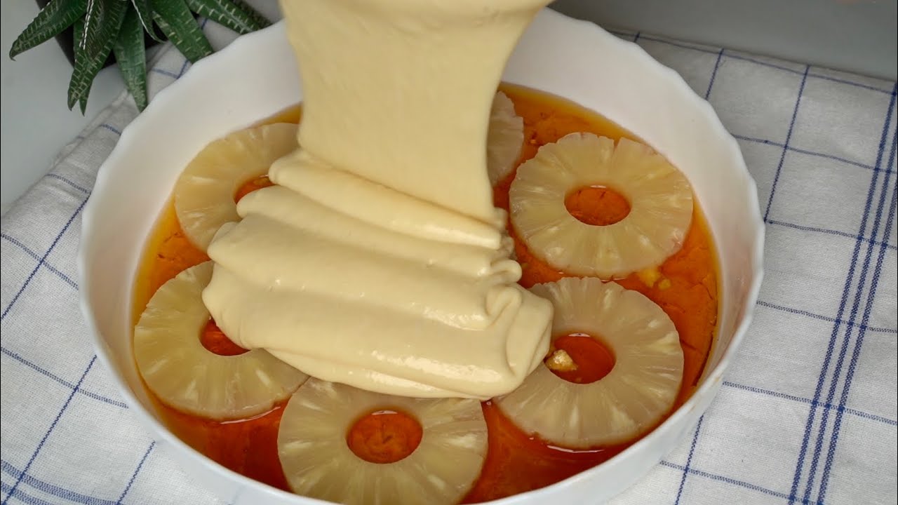 Prăjitură cu Ananas: Rețetă Rapidă și Ușor de Realizat - YouTube