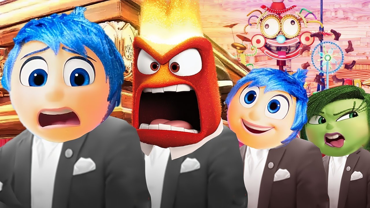 Inside Out 2 Anger Joy Disgust coffin dance - YouTube