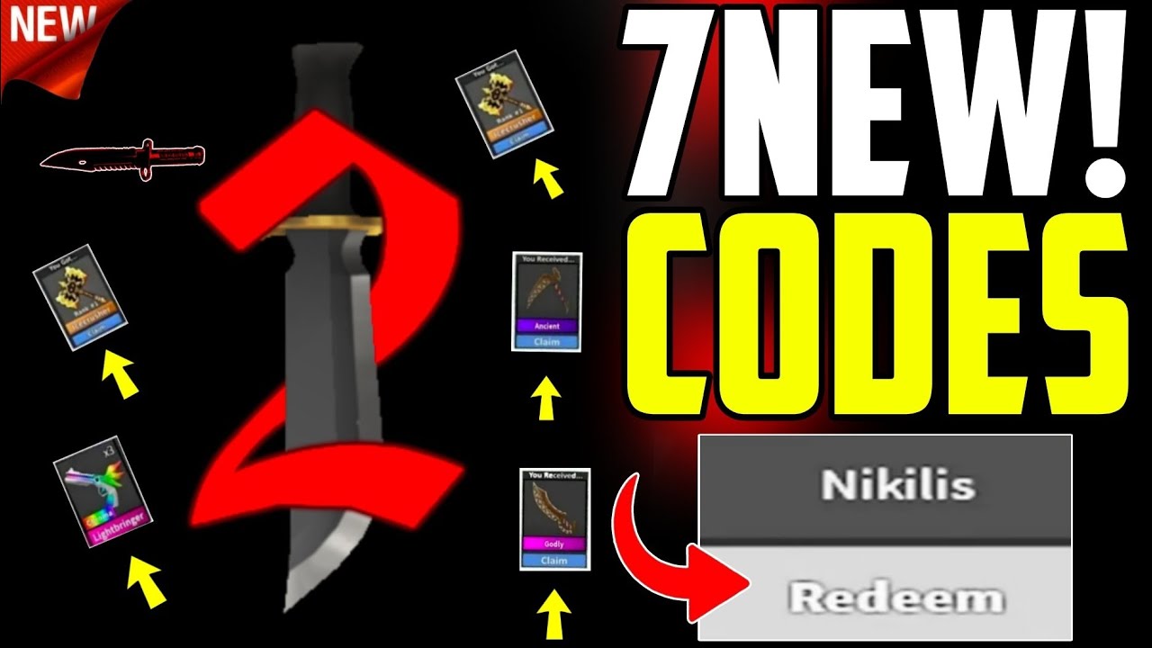 ⚠️UPDATE!⚡CODES⚠️MURDER MYSTERY 2 ROBLOX CODES 2024 -MM2 CODES 2024 ...