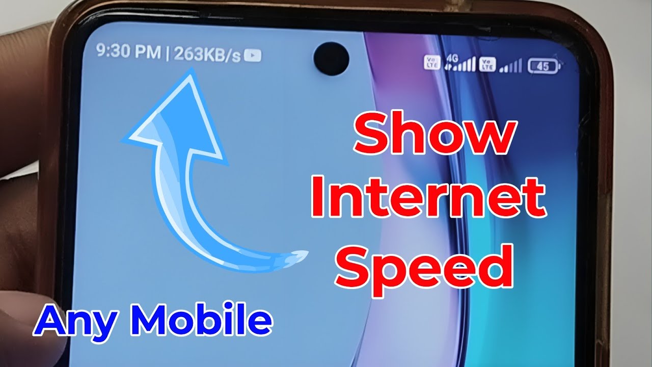Internet Speed Show Nahi Ho Raha Hai | Notification Bar Me Internet ...