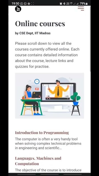FREE access to IIT MADRAS online CSE course content - YouTube