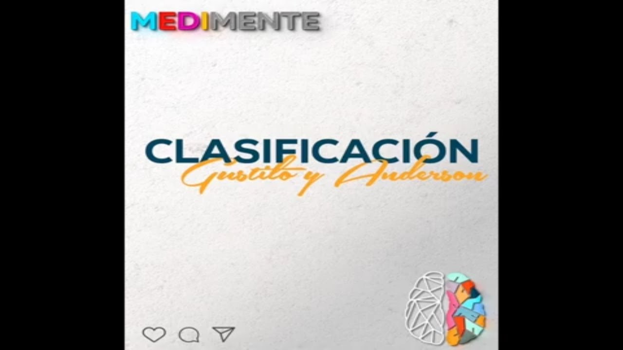 Clasificación de Gustilo y Anderson - YouTube