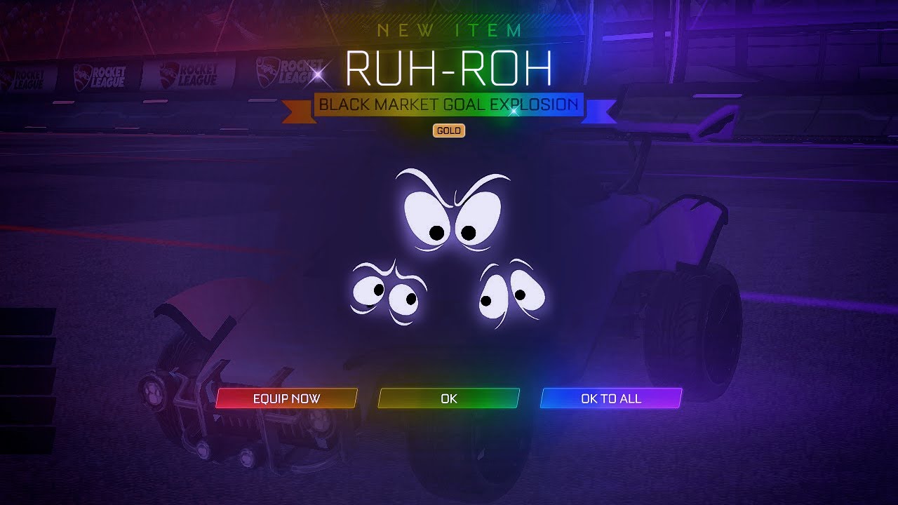 PLAYING ROCKET LEAGUE WITH THE *NEW* RUH-ROH GOAL EXPLOSION! - YouTube