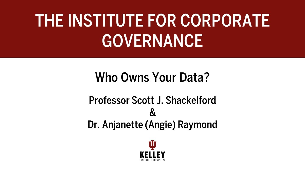 Who Owns Your Data? - YouTube