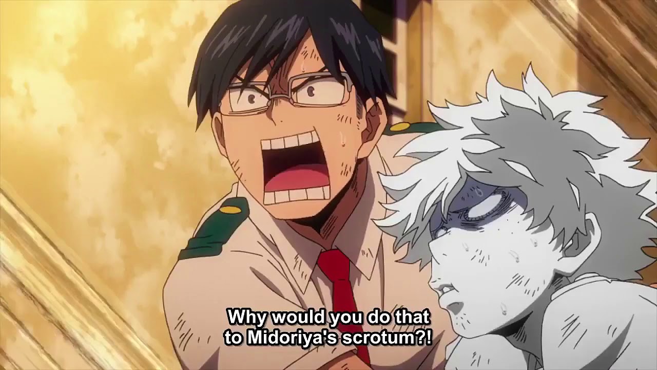 "You say run" goes with everything - Deku gets hit in the nuts by Kota ...