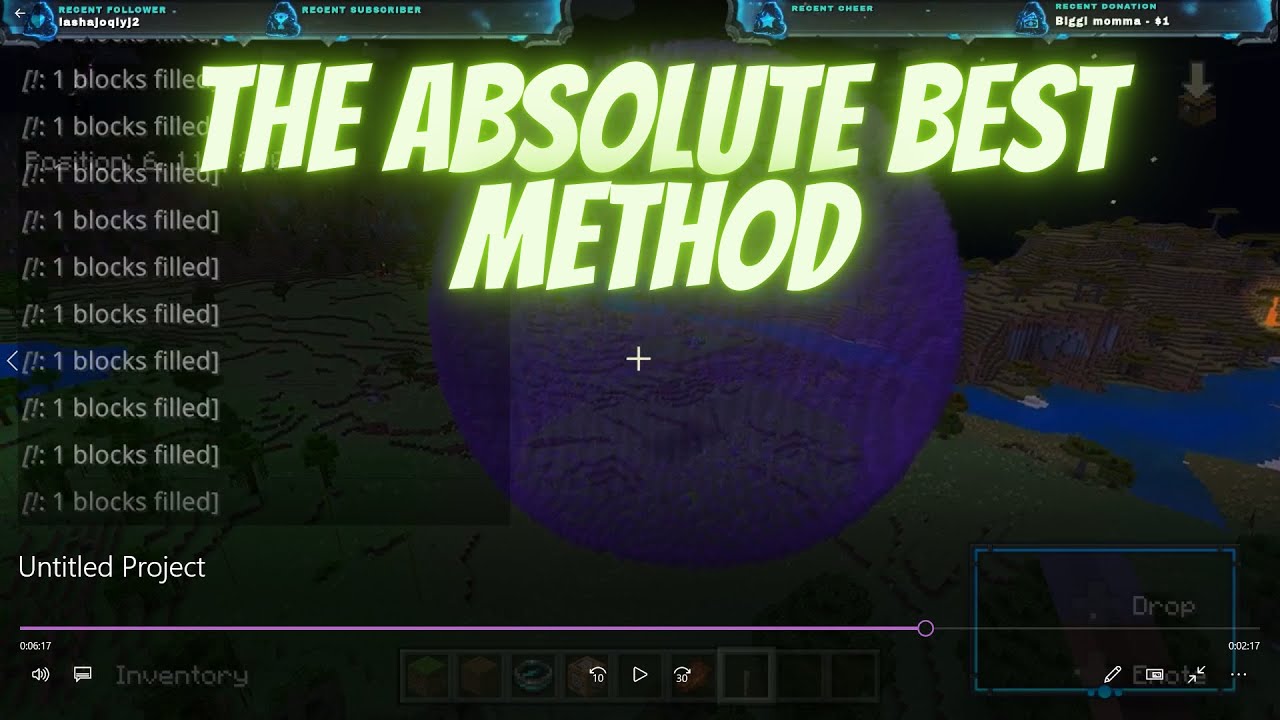 Minecraft: The ABSOLUTE BEST method for making spheres with commands ...