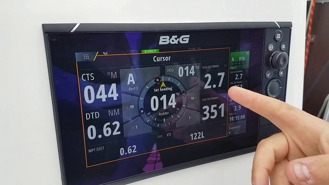 B&G chartplotter 2017 demonstration - YouTube