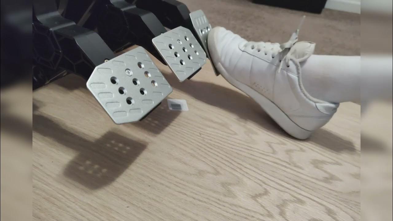 Reebok Princess pedal pumping in white socks - YouTube