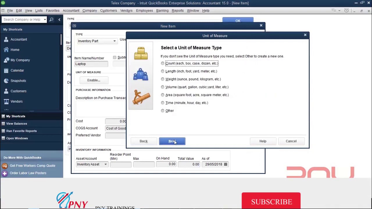 Quickbooks Enterprise Basic to Pro Complete Business Cycle Tutorial 08 ...