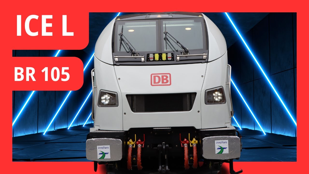Was kann die neue ICE-Lokomotive (Baureihe 105)? - YouTube