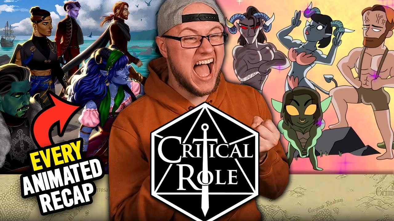 First Time Watching The Mighty Nein Animated Recaps - YouTube