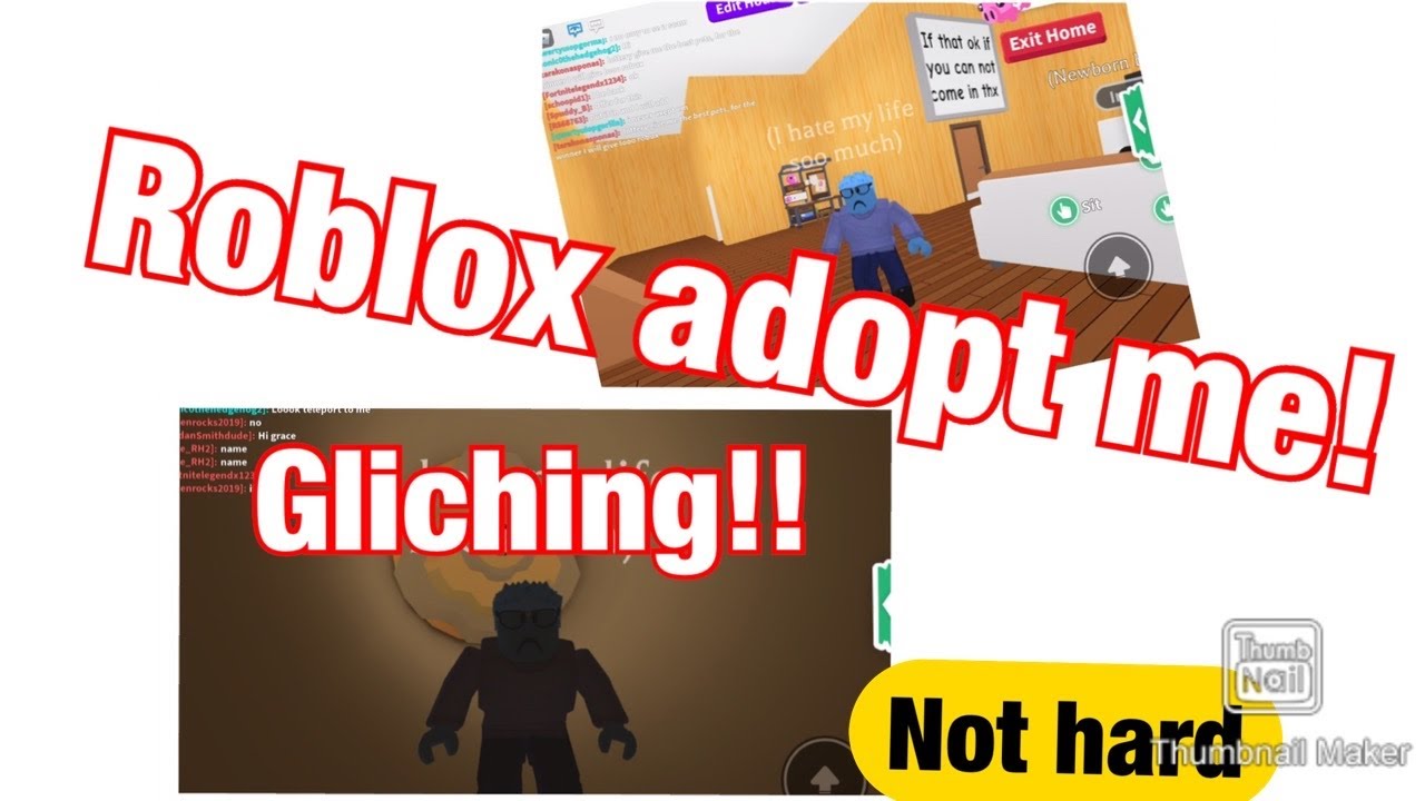 Roblox - Adopt Me! Glitching!!! - YouTube