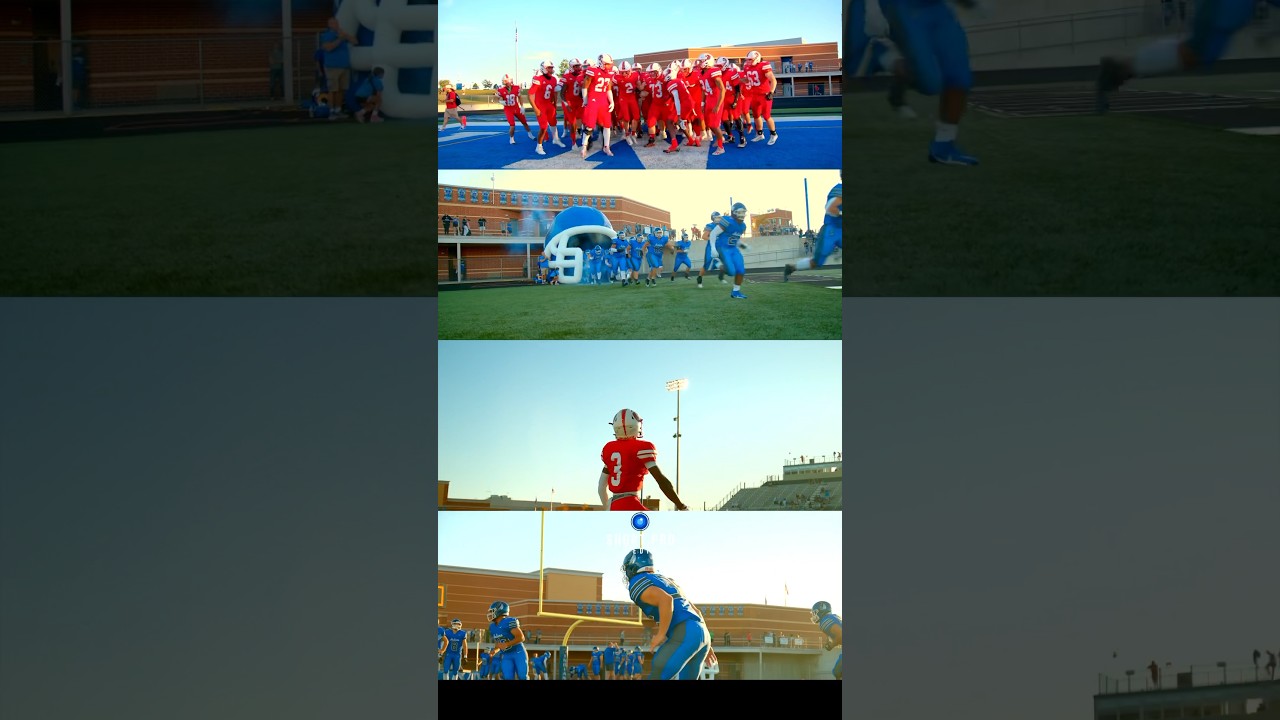 The Portage Indians v Lake Central Indians in high school football ...