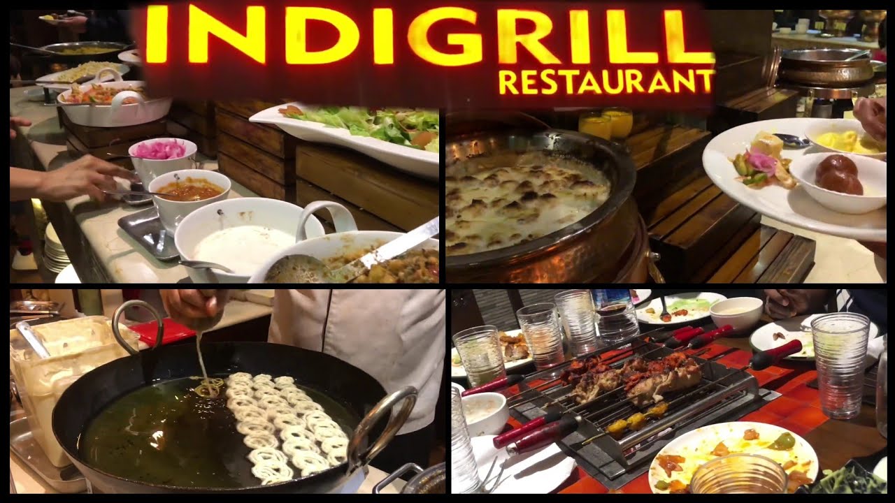 Ifthar Buffet at IndiGrill Qatar ~ Famzi Kitchen - YouTube