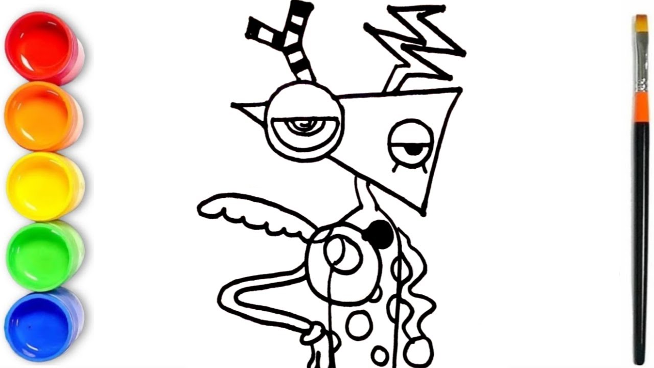 How to draw Zooble The Amazing Digital Circus - YouTube