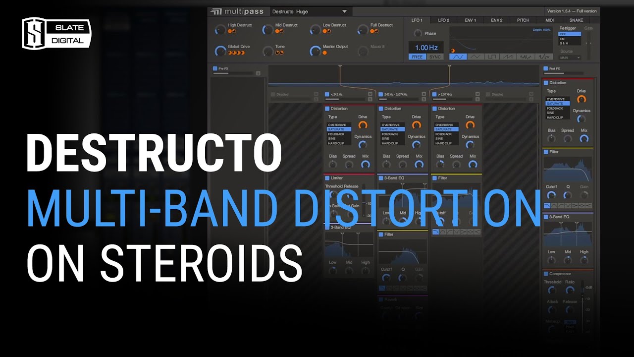 DESTRUCTO - A Multiband Distortion on Steroids - YouTube