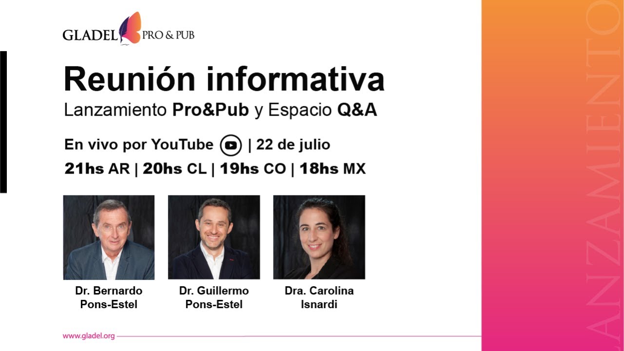 Pro&Pub - Reunión Informativa (Espacio informativo y Q&A) - YouTube