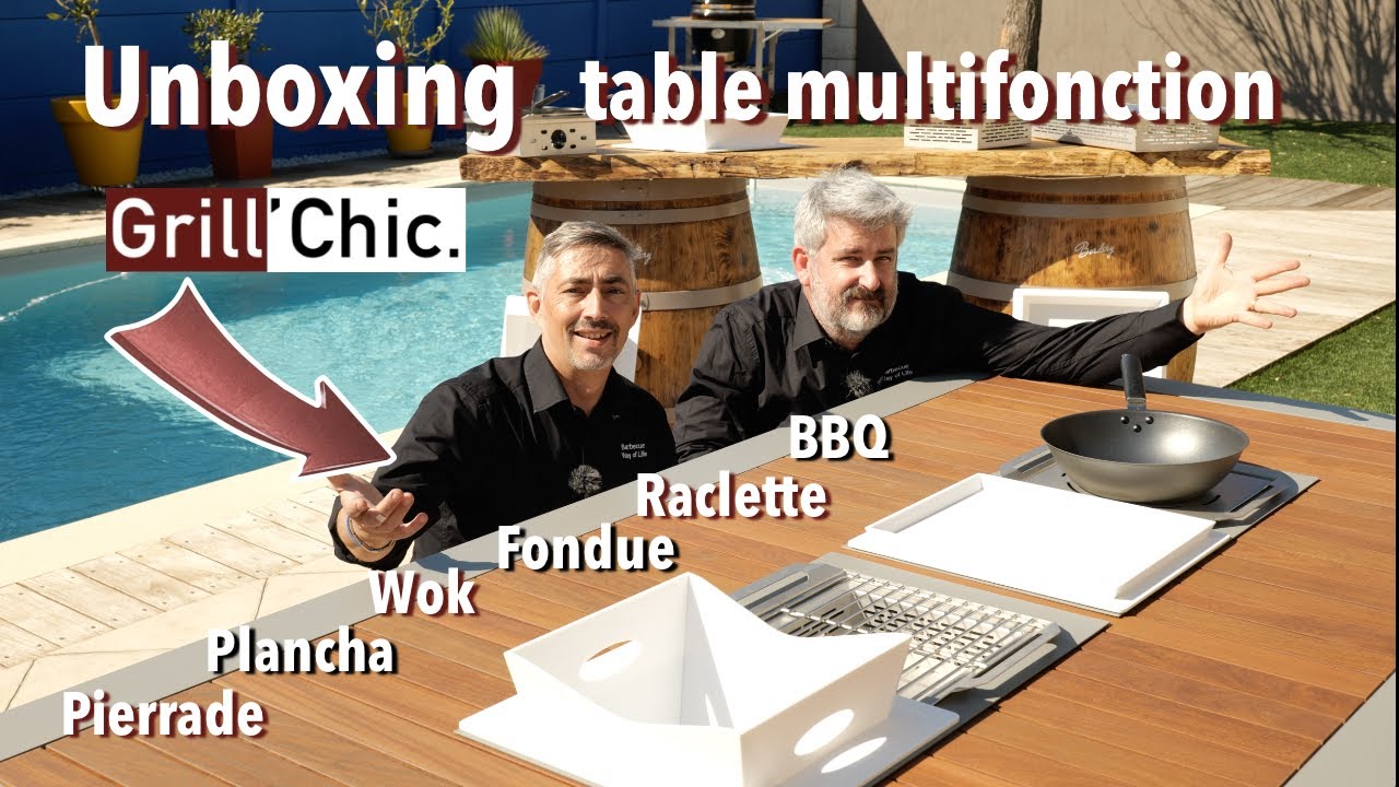 Unboxing Table BBQ multifonction Grill'Chic ! - YouTube