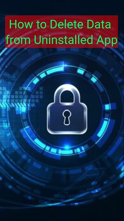 How to Delete Data from Uninstalled App #trick #information #android #mobilephone #trading - YouTube