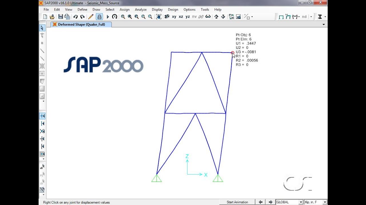 SAP2000 - 28 Varying Mass in Seismic Analyses: Watch & Learn - YouTube