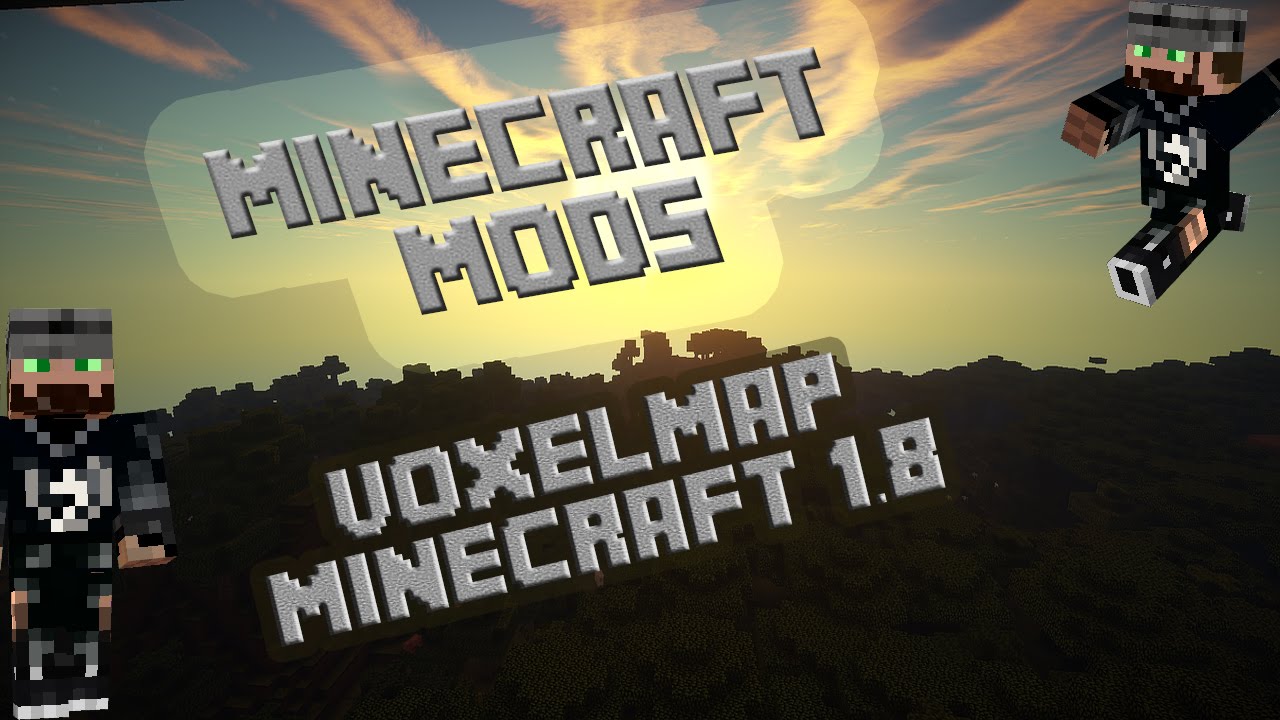 Minecraft Mods: VoxelMap - minimapa y waypoint - minecraft 1.8 - YouTube
