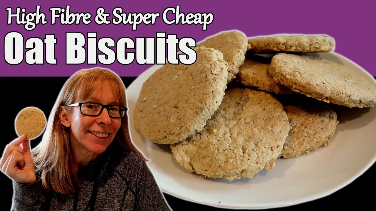 High Fibre Oat Bran Biscuits Recipe / Oat Bran Cookies Recipe - YouTube