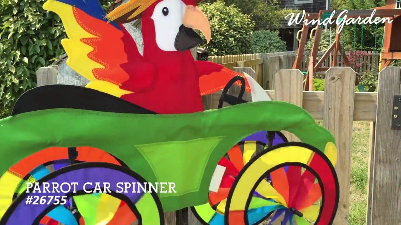 26755 Parrot Car Spinner HD - YouTube