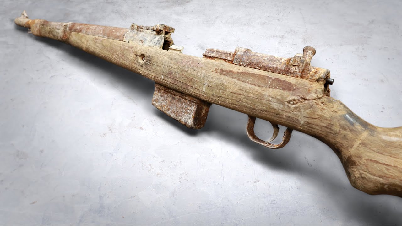 Saving From Destruction one of the RAREST Guns of WWII: GEWEHR 41 - YouTube