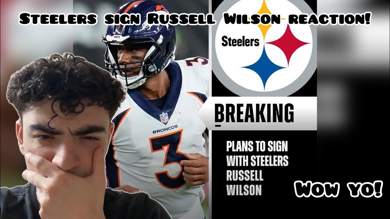 WOW YO! Russell Wilsons signs with Steelers | REACTION - YouTube