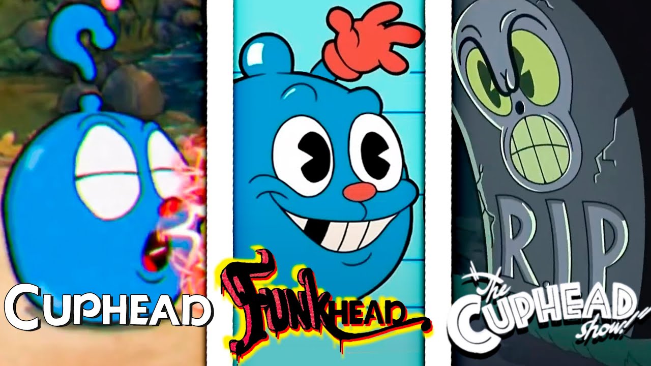 FUNKHEAD vs Cuphead vs Cuphead SHOW - Boss GOOPY LE GRANDE Comparison - YouTube