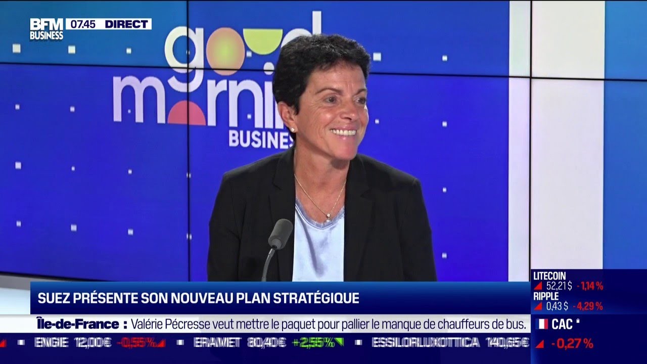 Suez présente son nouveau plan stratégique - YouTube