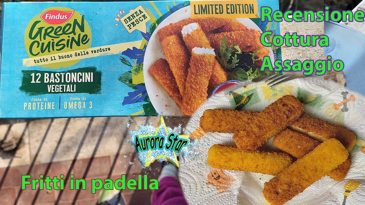 Recensioni e cottura dei bastoncini findus green cuisine - YouTube