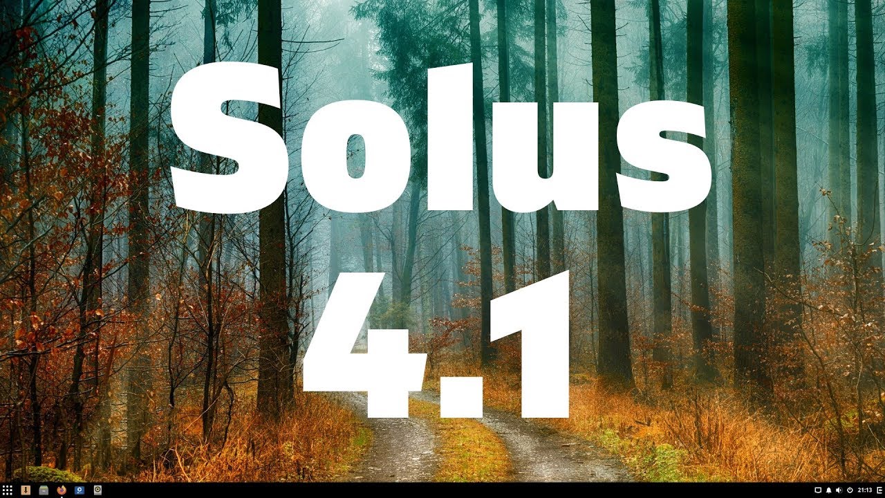 Дистрибутив Solus 4.1. Краткий обзор и что нового - YouTube