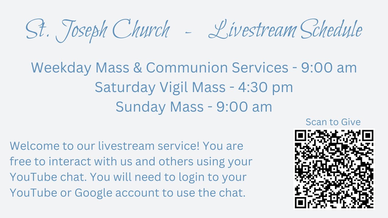Sunday Mass - Msgr Polando Presiding (10/13/24) - YouTube