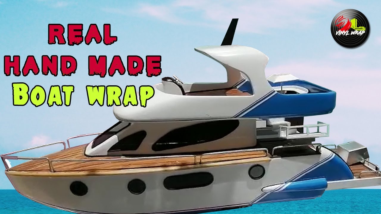 Hand made boat wrap - YouTube