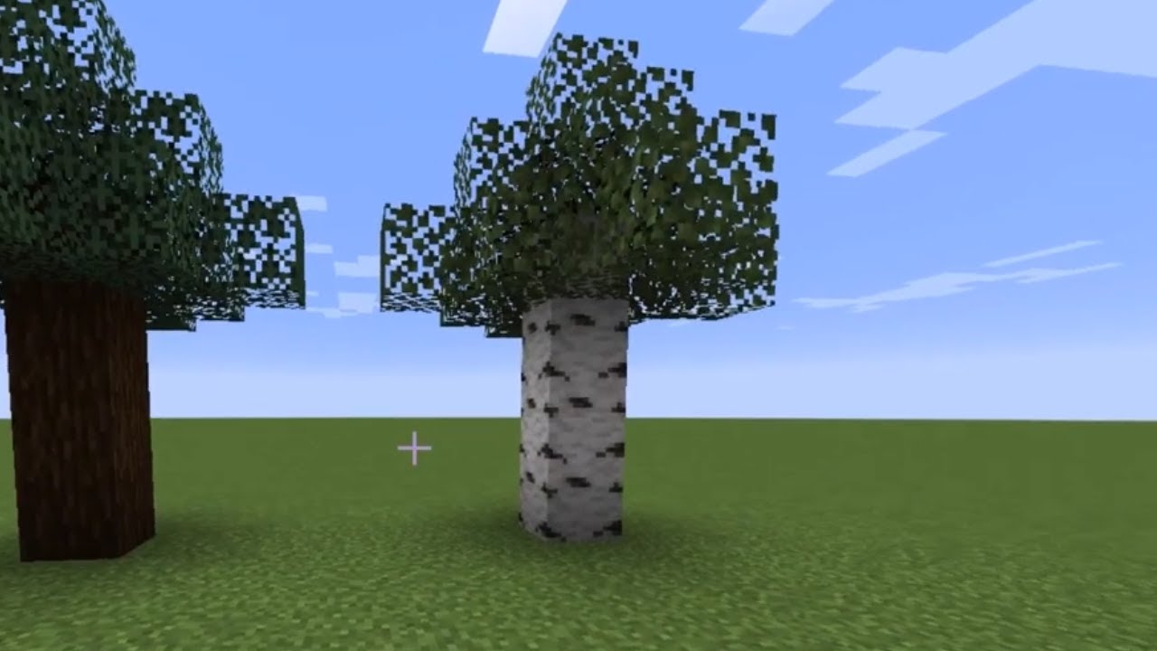 Minecraft Building: Birch Tree - YouTube