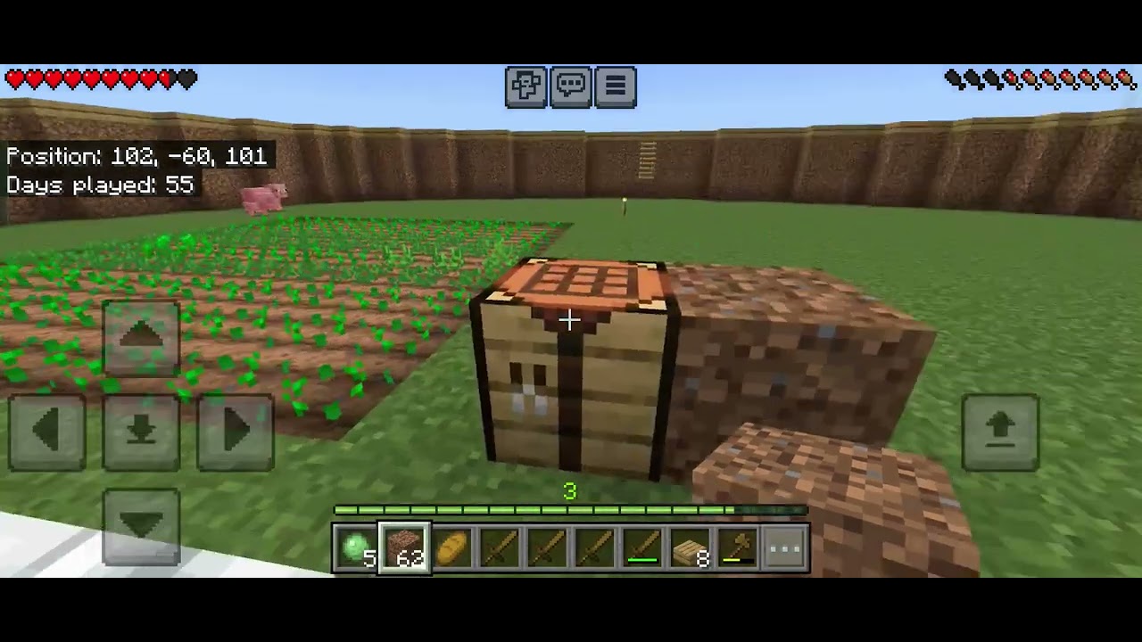 Minecraft mobile Super Flat 💯 Days (Days51-60) - YouTube