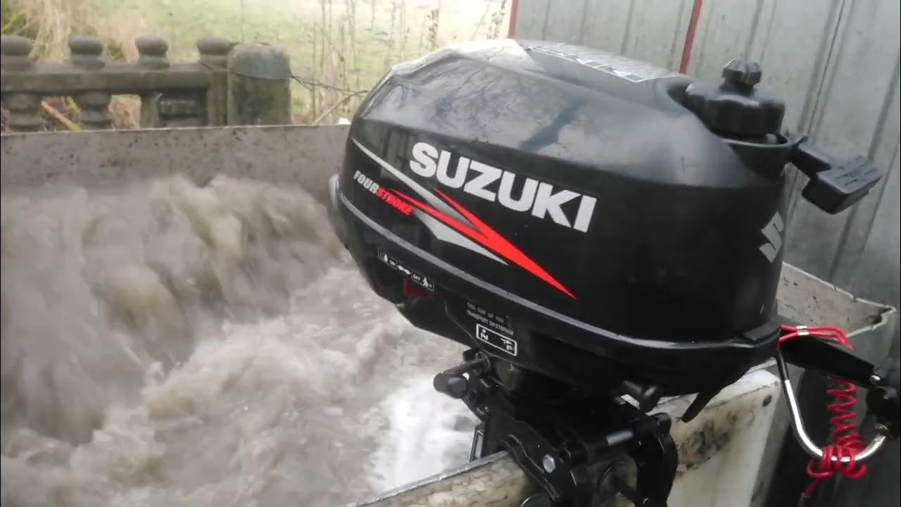 2012 r SUZUKI DF 2,5 hp outboard motor four stroke ( 4-SUW ) - YouTube