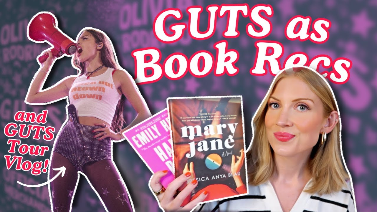 Olivia Rodrigo's GUTS as Book Recommendations! 📚🎸 + GUTS Tour ATL Vlog ...