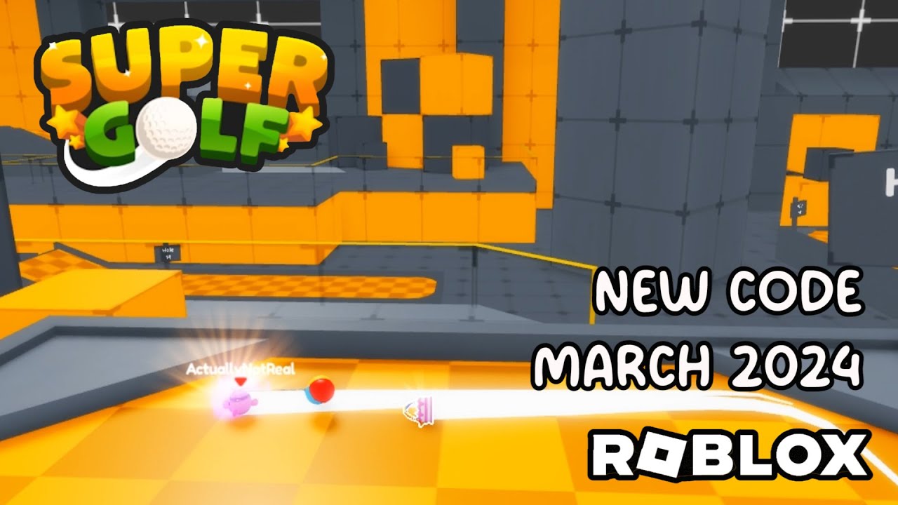 Roblox Super Golf! New Code March 2024 - YouTube