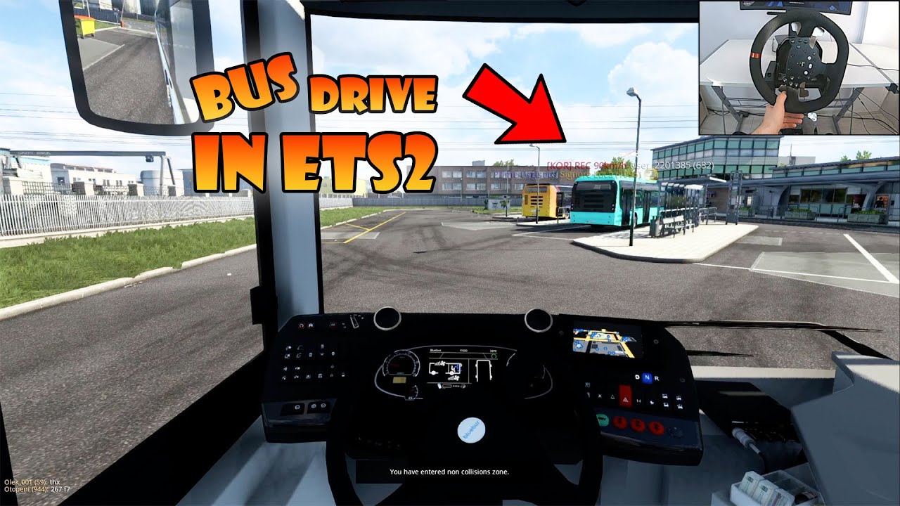 Chill bus drive in Euro Truck Simulator 2 Multiplayer | Calais ...