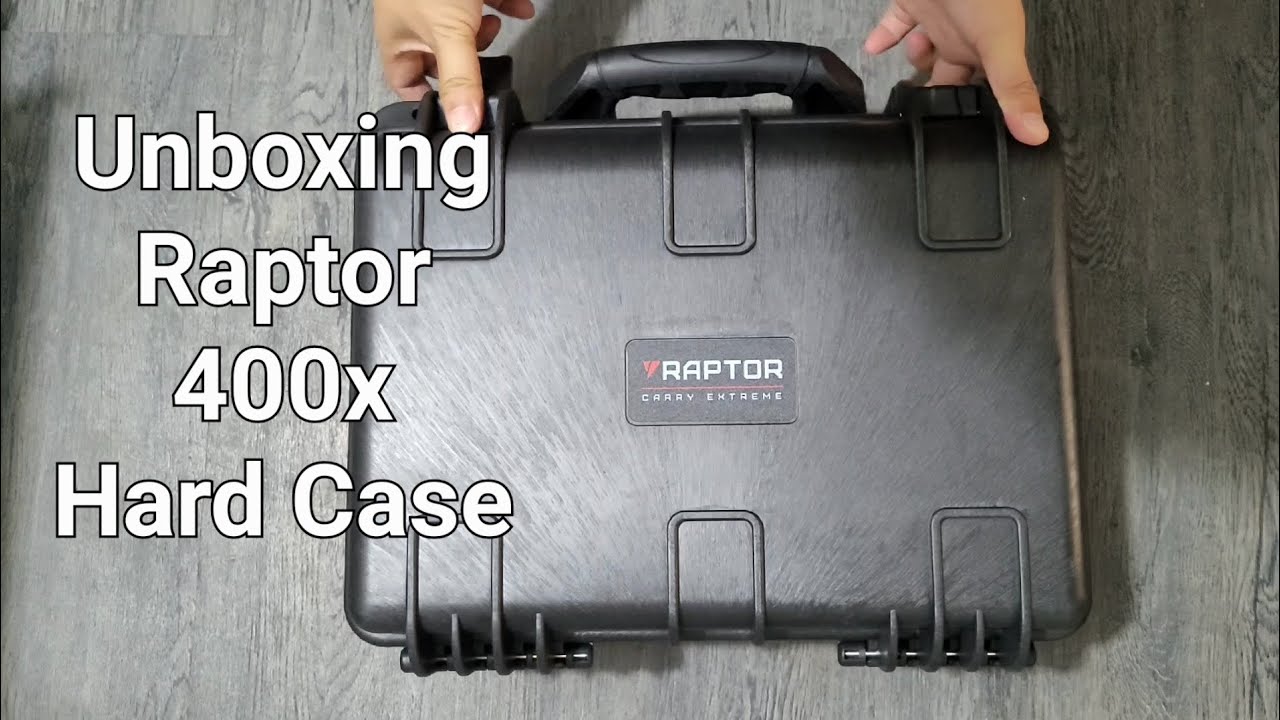 Unboxing Raptor 400x Hard Case for Camera Lens Drones Tool Box Tactical ...